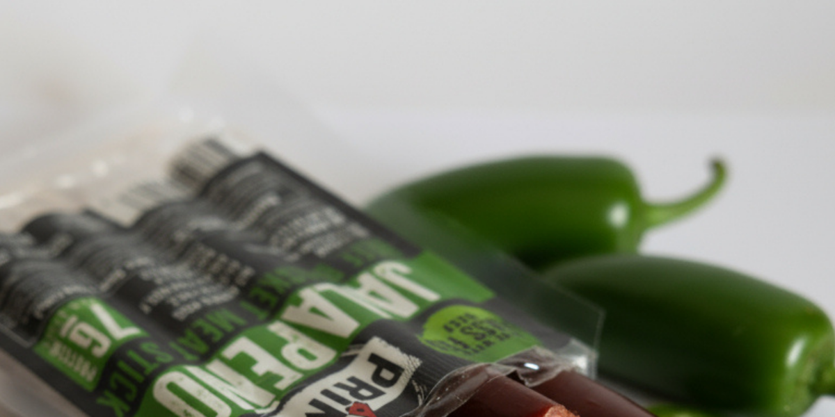 Jalapeño Grass-Fed Brisket Meat Sticks 4oz Multipack - Primal Eats
